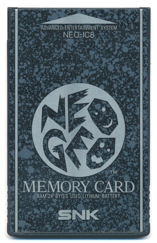 Memory card - NeoGeo Development Wiki